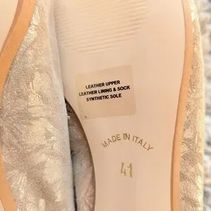 Sundance | Shoes | Sundance Fiore Leather Metallic Gold Floral Brocade ...
